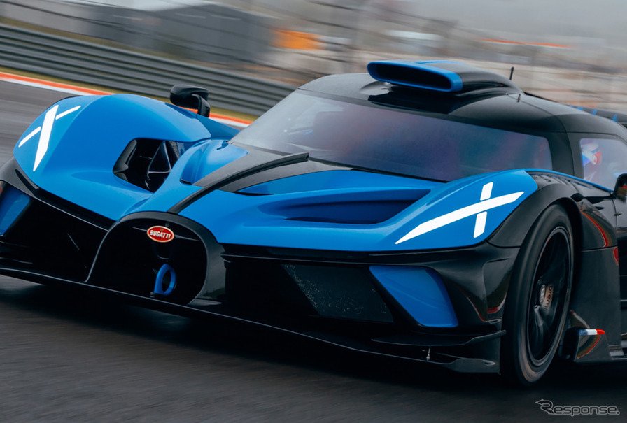 ブガッティ『ボリード』、顧客が初のサーキット走行…雨天で333km ブガッティ『ボリード』、顧客が初のサーキット走行…雨天で333km